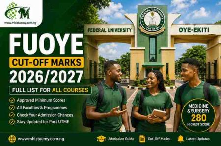 FUOYE Cut-Off Marks for 2026/2027 Admission Exercise Released – Full ...