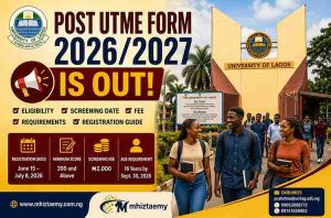 UNILAG Post UTME Form 2026/2027 Is Out – Eligibility, Screening Date ...